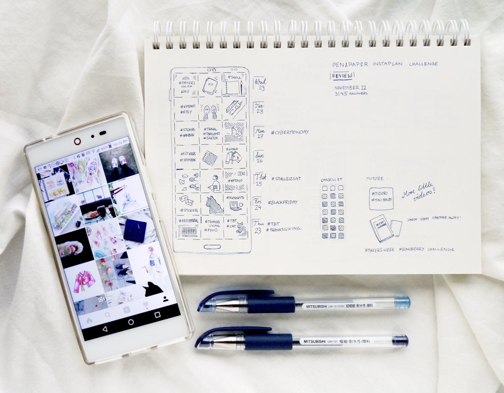 Instagram in my Bullet Journal: Cohesive Feed Planner & Tracker (+ Free ...