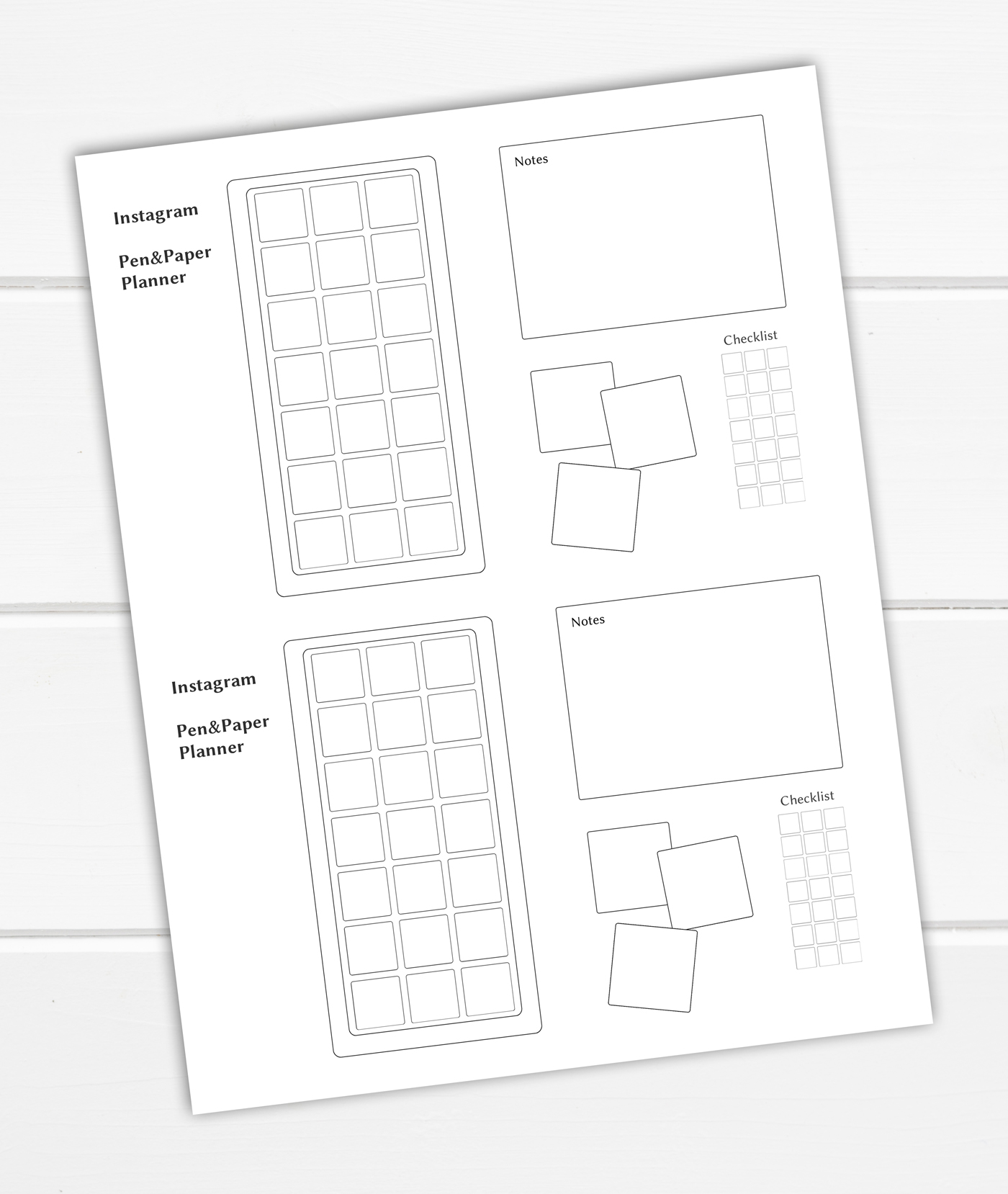Instagram in my Bullet Journal: Cohesive Feed Planner & Tracker (+ Free ...