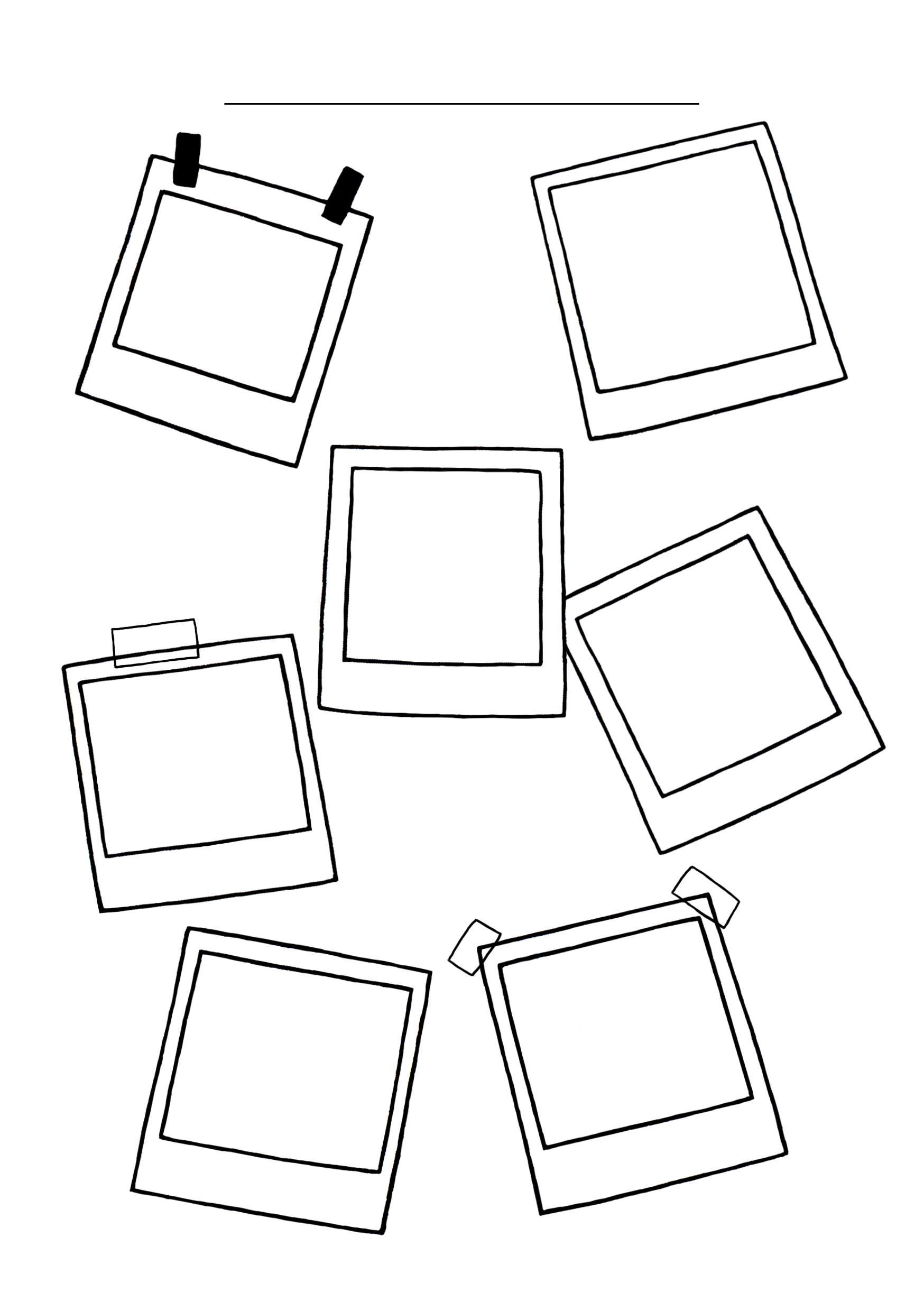 Polaroid Frame Doodles: Bullet Journal Ideas for Self-Care — Evelyne ...