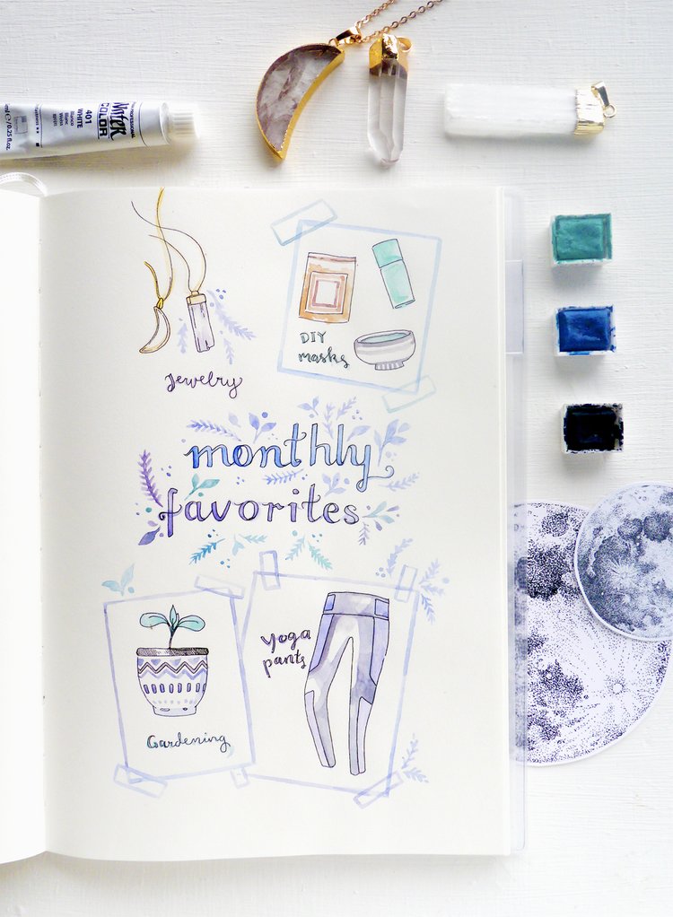 Monthly Favorites : April Art & Memory Journal — Evelyne Park | Art