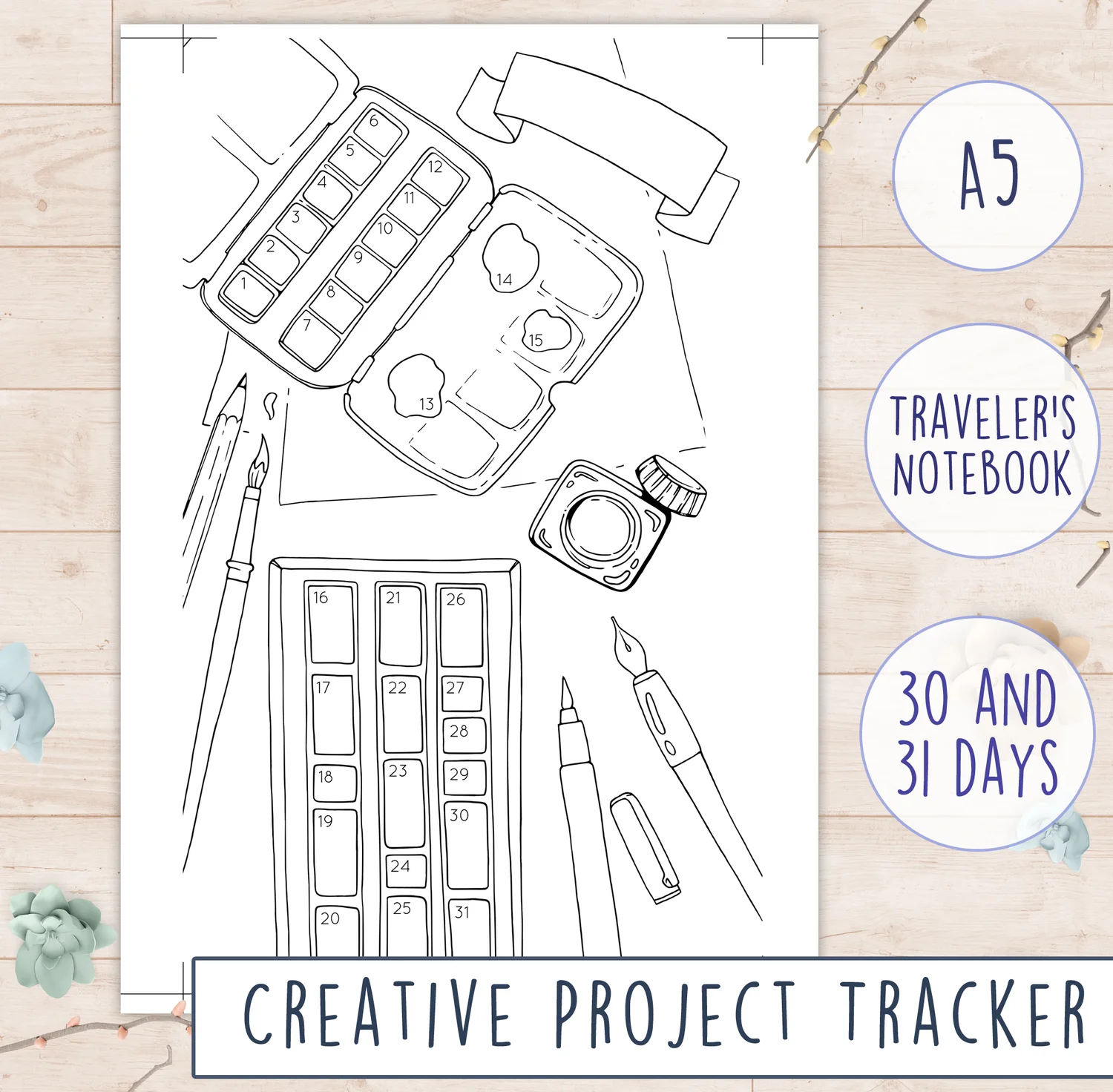 Inktober - Planning for a Creative Challenge in my Bullet Journal ...