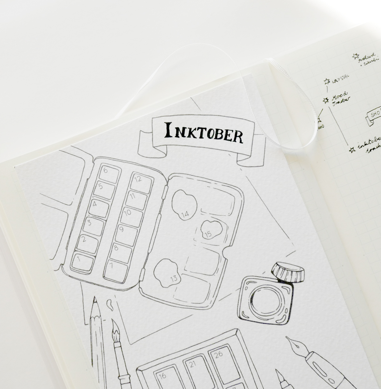 Inktober - Planning for a Creative Challenge in my Bullet Journal ...