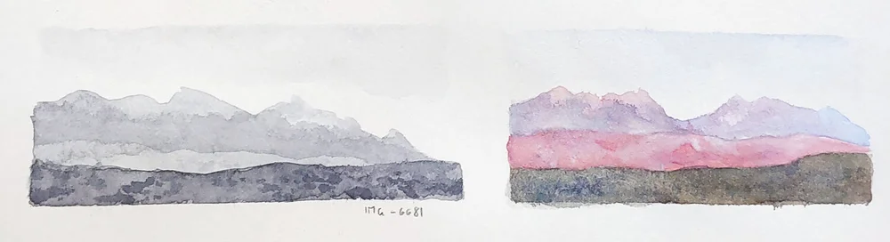 A Week of (mixed-media) Landscapes | Art Study Session — Evelyne Park | Art