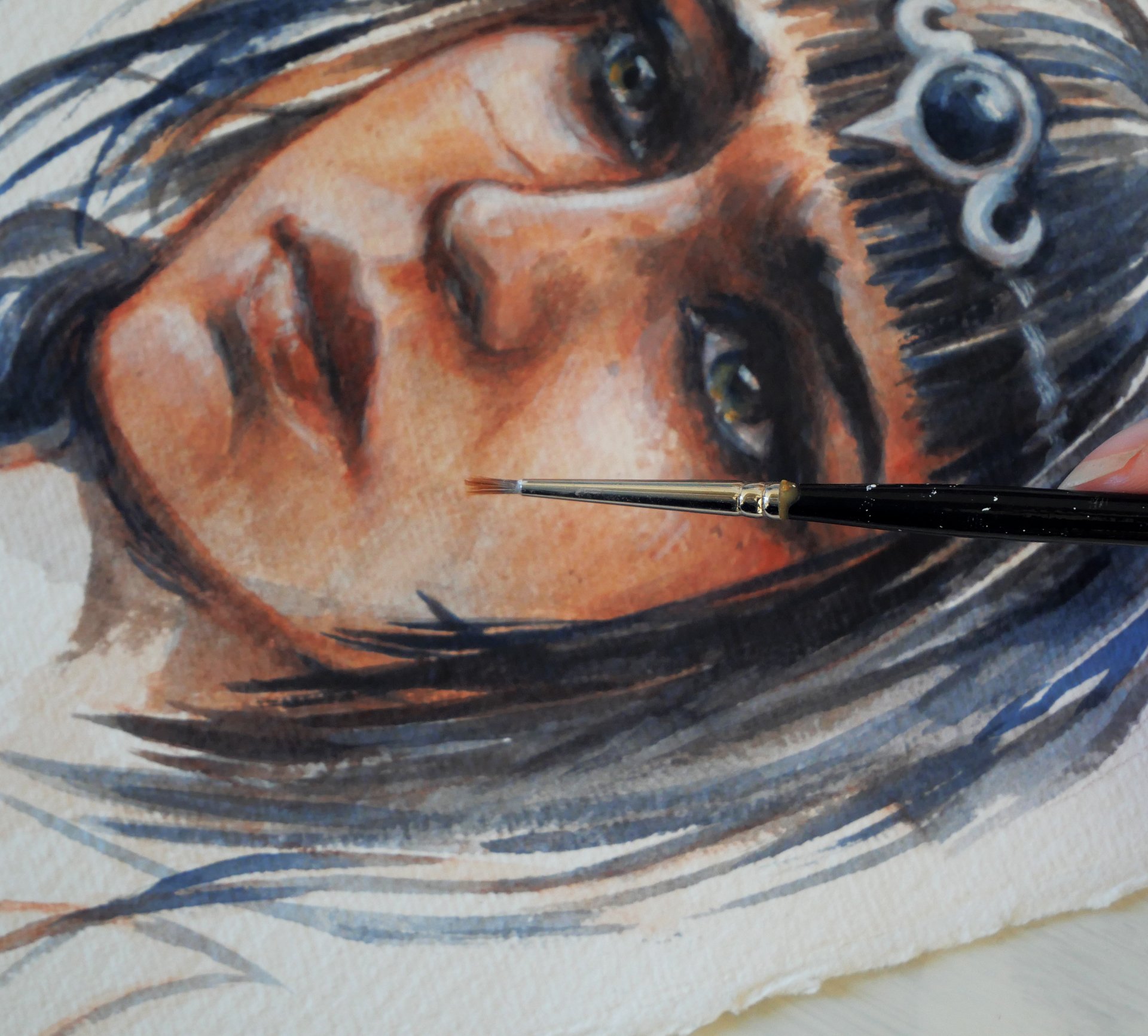 Original Painting : Shadowheart, Baldur's Gate 3 — Evelyne Park | Art