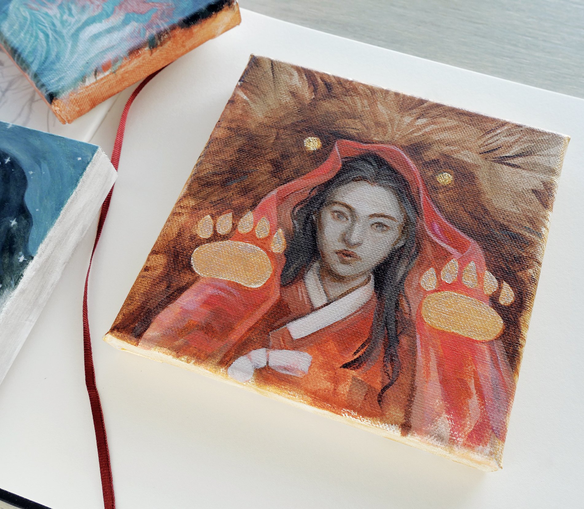 Korean Mythology : Miniature Paintings — Evelyne Park | Art