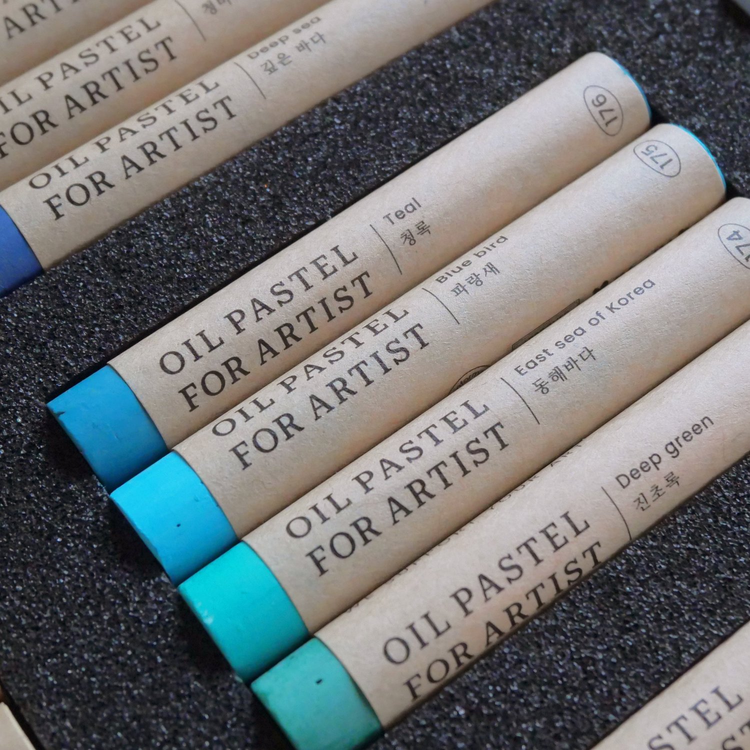 Hwawon Oil Pastels Review: 96 color swatches — Evelyne Park | Art