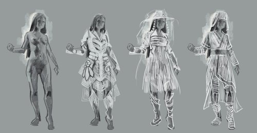 Fantasy Art Painting Process in Acrylics and Character Design — Evelyne ...