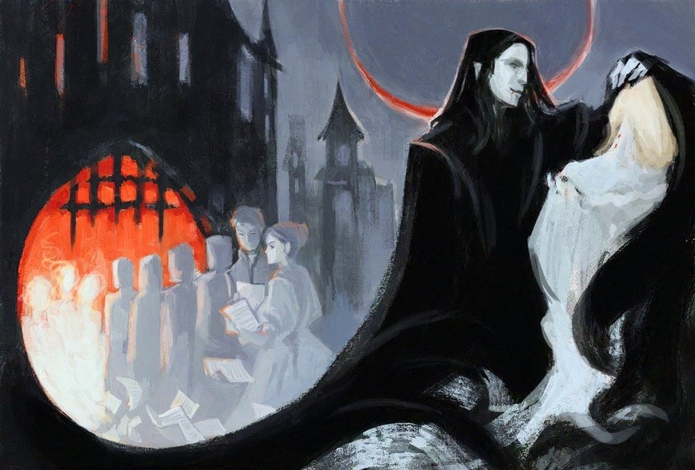 Dracula Art Zine - an illustrated zine by Evelyne Park to accompany ...