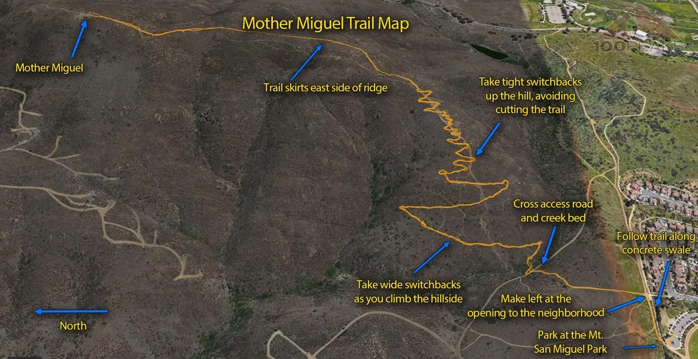 Peak 92 Mother Miguel Mountain A Quick Hike Up To A Sweetwater View
