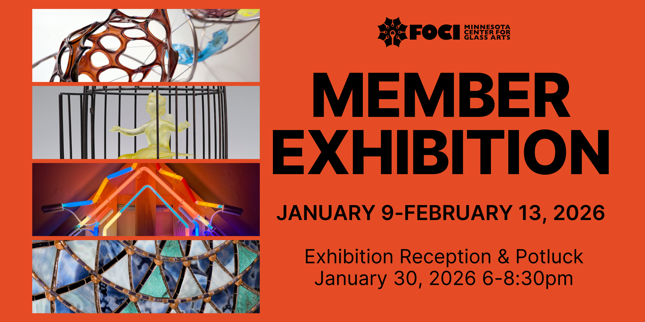 2026 Member Exhibition — Foci | Minnesota Center for Glass Arts