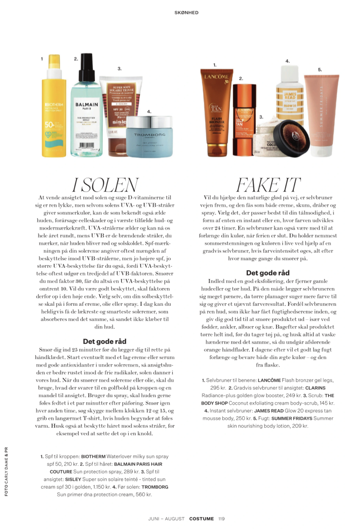 The Body Shop x Costume — IMPRESSION PR