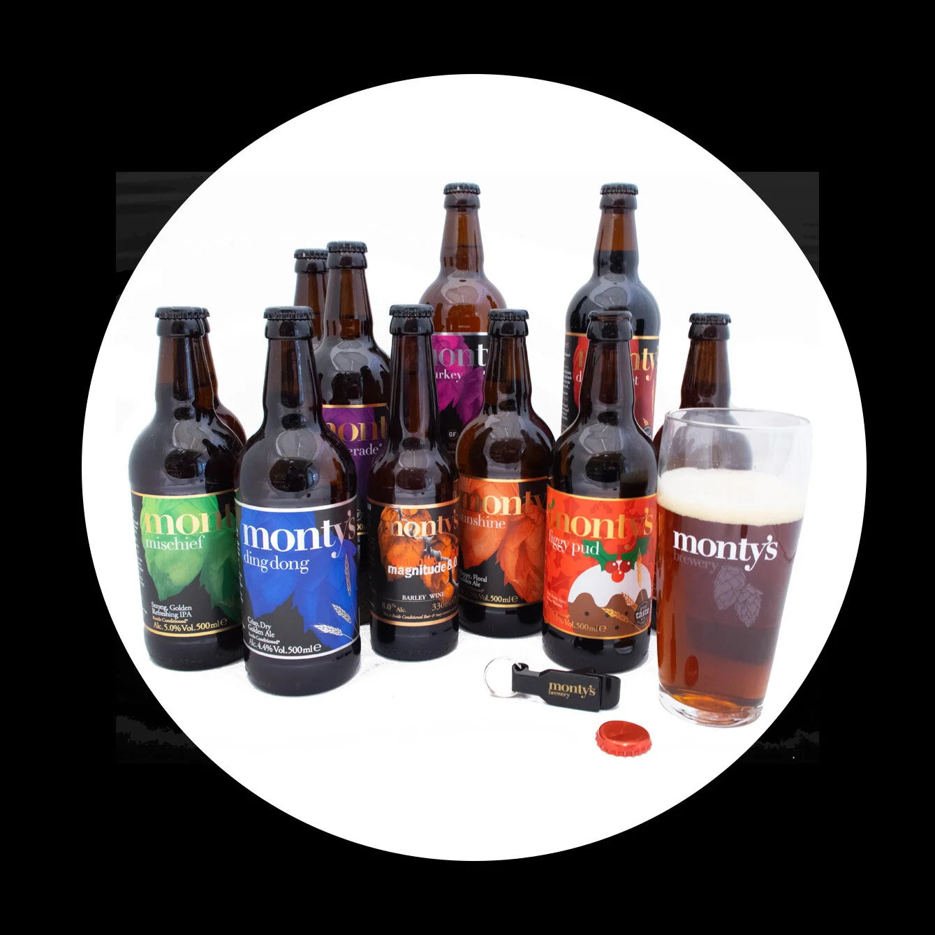 Full Monty Mixed Beer Case — Monty's, Great Welsh Beers, includes ...