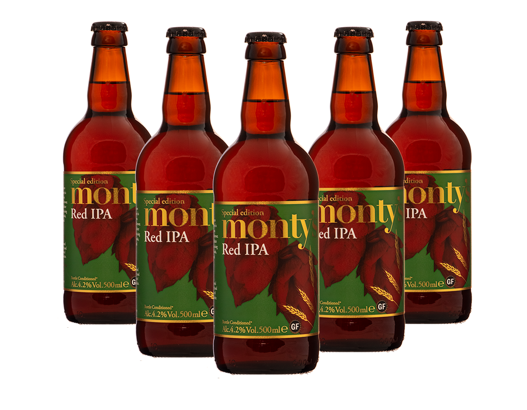 Monty's, Great Welsh Beers, includes gluten free