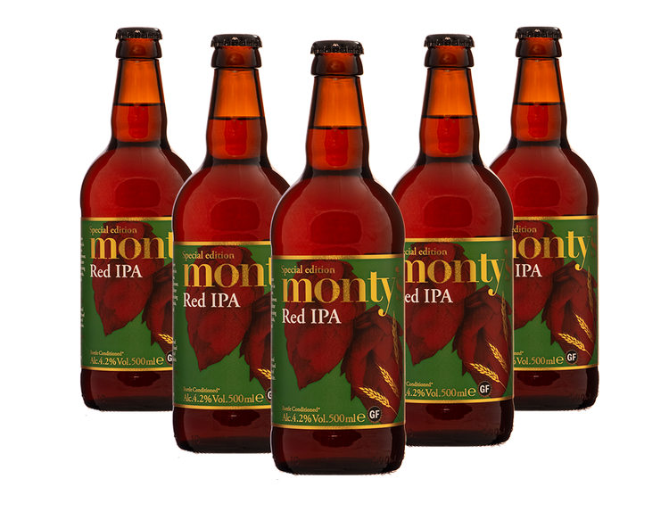 Monty's, Great Welsh Beers, includes gluten free
