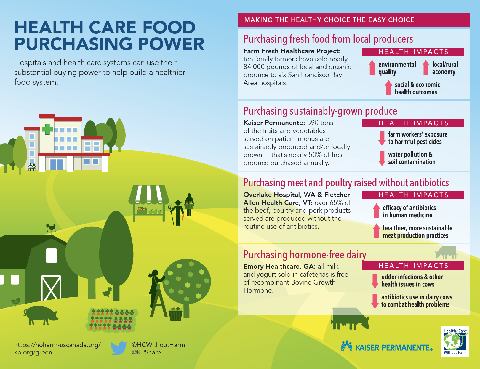 Healthy Food System Infographics — Nourish