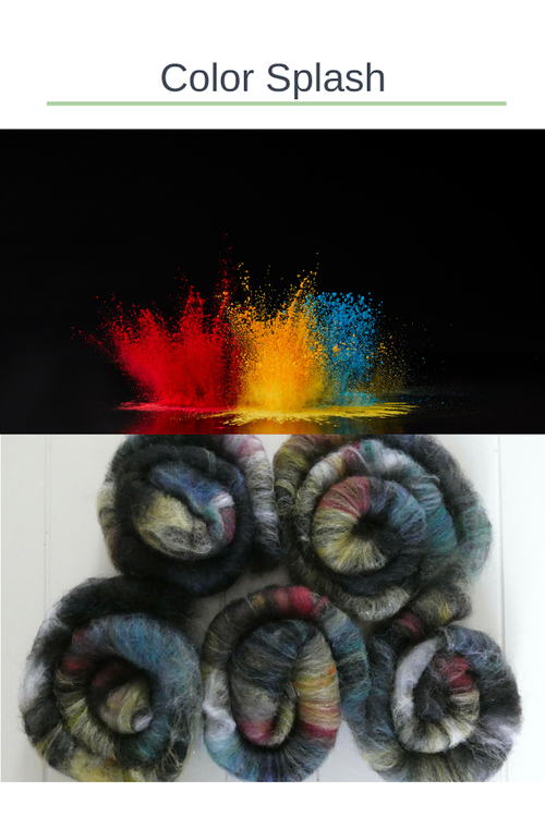 "Inspirational" Fiber Blending — FLORA & FIBER