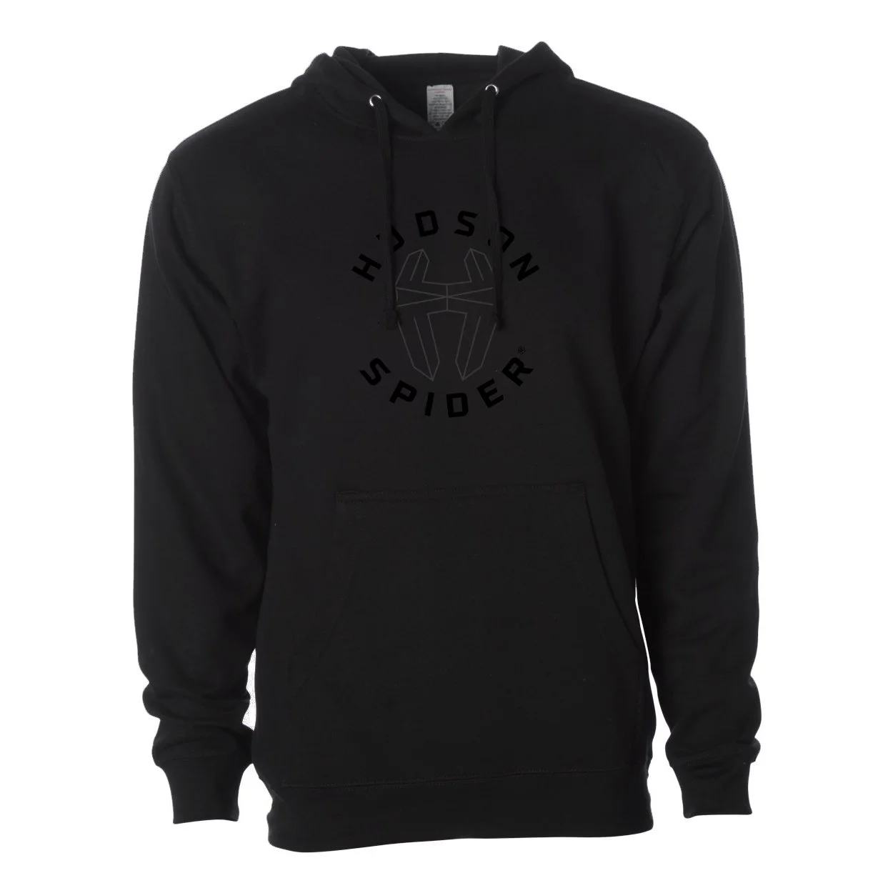 Black Embroidered Hudson Spider Hoodie — HUDSON SPIDER