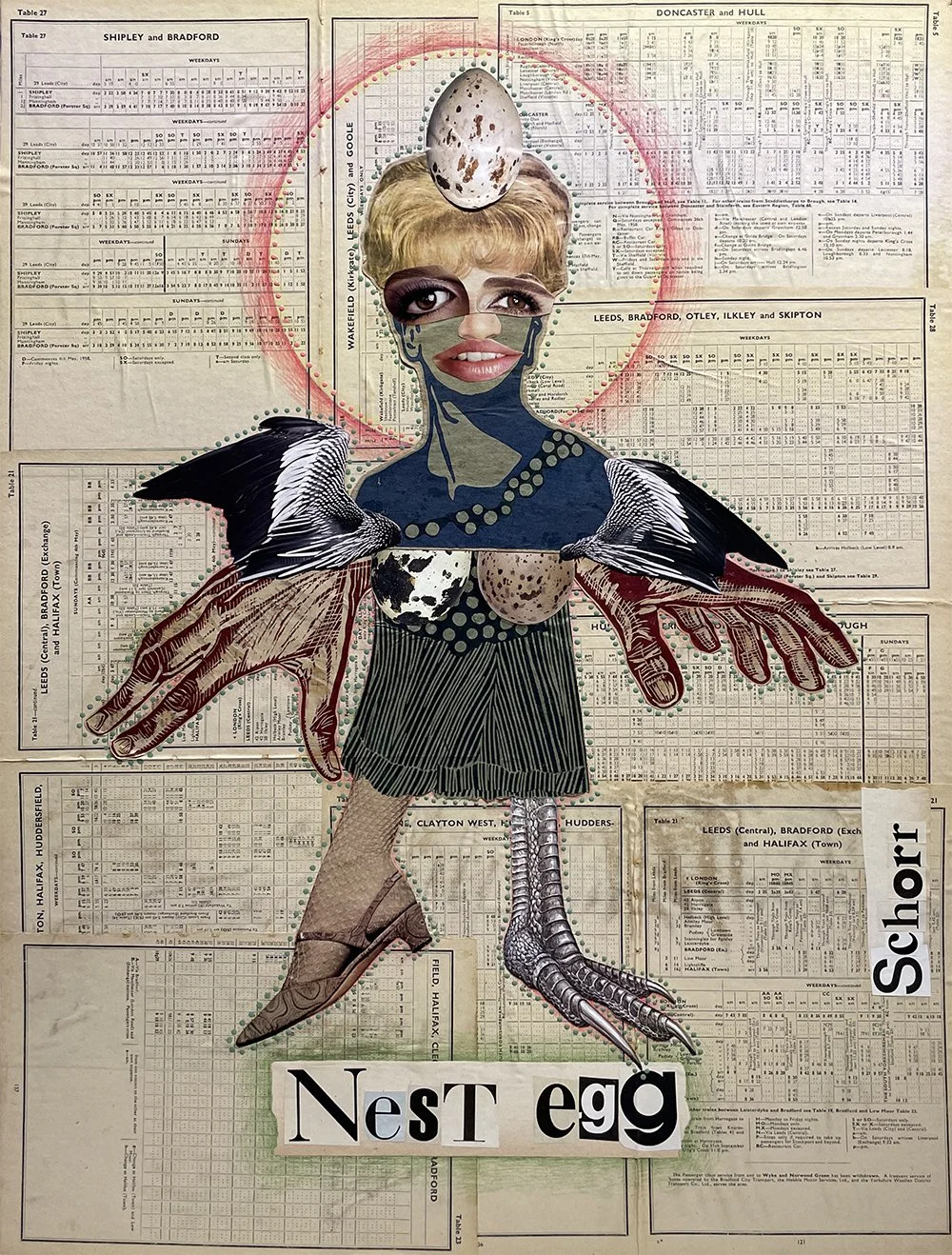 Nest Egg - an Analog Collage — Natalie Schorr
