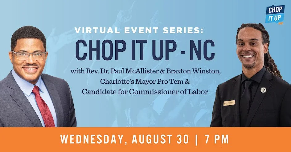 NCDP Virtual Event Series - Chop It Up NC — Johnston County Democratic ...