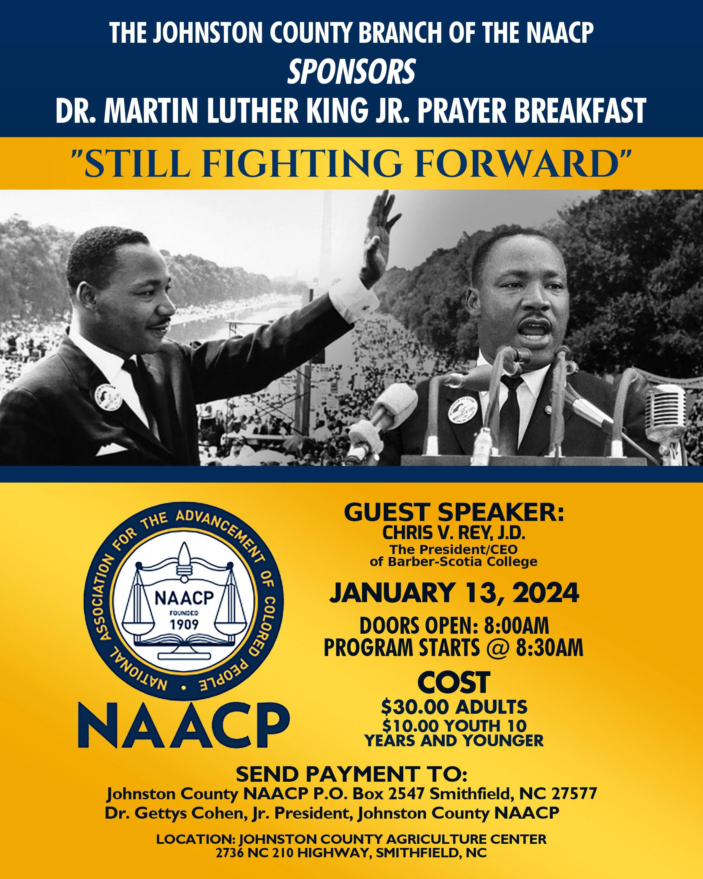 NAACP Johnston Co Annual Dr Martin Luther King, Jr Breakfast — Johnston ...