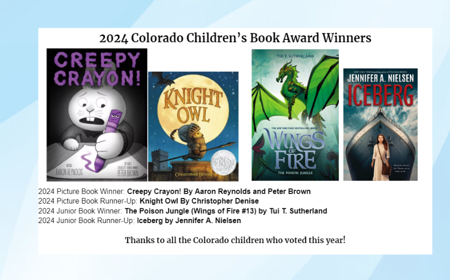 Colorado Children's Book Award — CCIRA