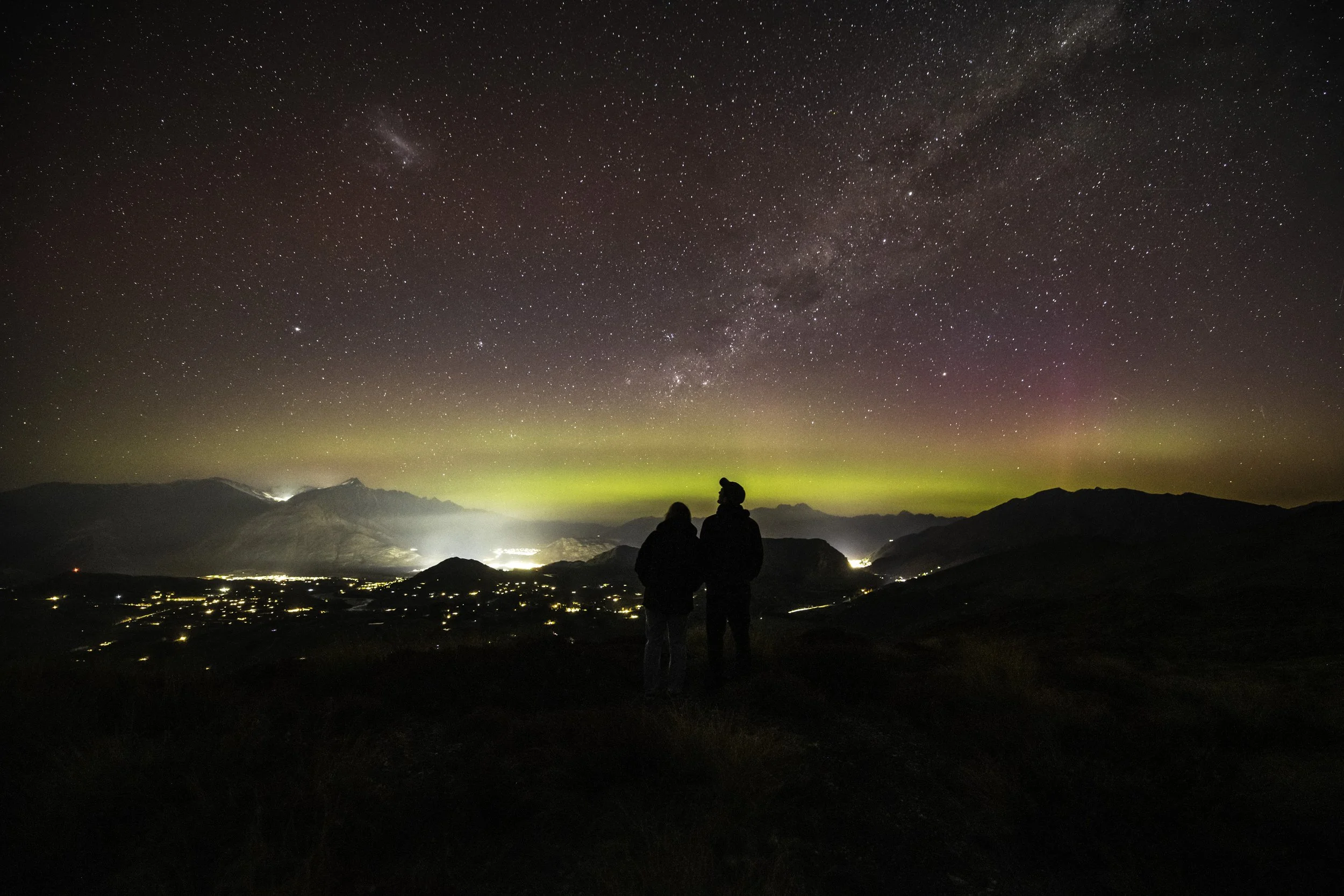 A Surprise Aurora Australis Viewing for Jakob & Taryn's Starry Night ...