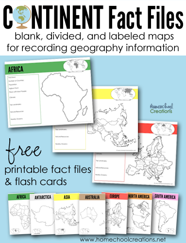 8 FREE Activities to Teach Your Children the Continents — Mommy is My ...