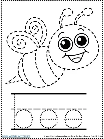 Bees Printables and Bees Worksheets — Mommy is My Teacher