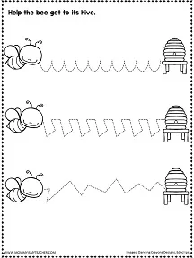 Bees Printables and Bees Worksheets — Mommy is My Teacher