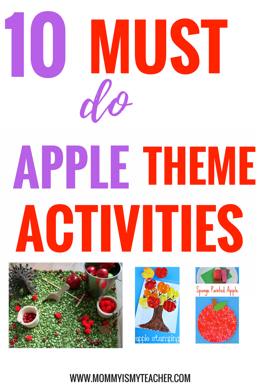 Apples Unit — Mommy is My Teacher