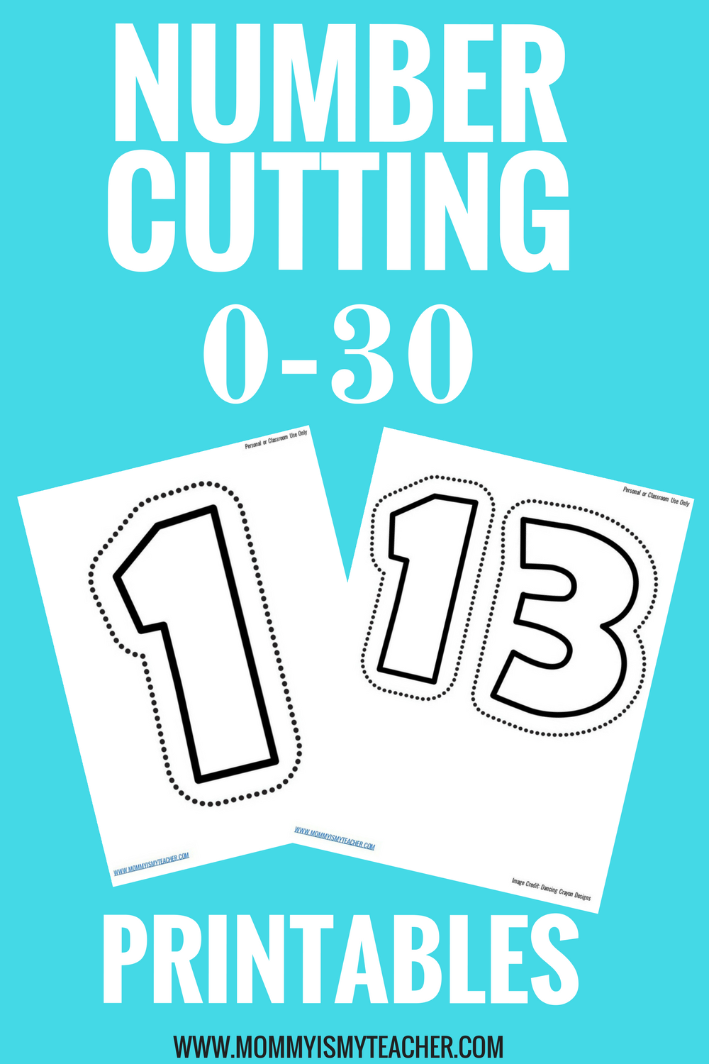 Number Worksheet Bundle — Mommy is My Teacher