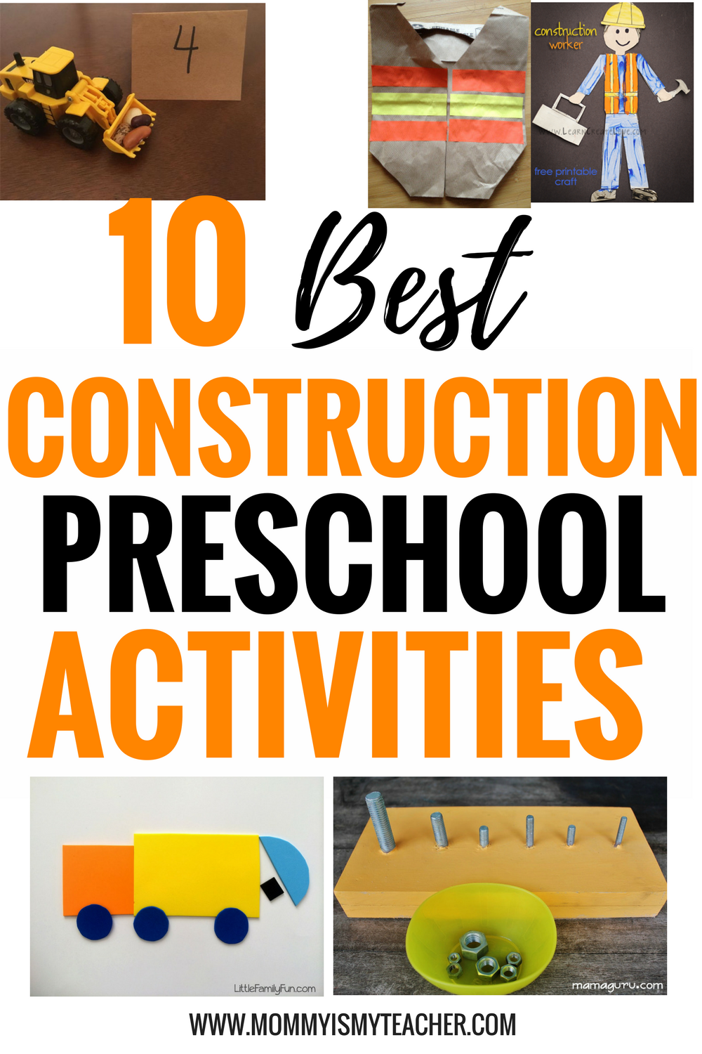 10 Hands-On Preschool Construction Activities — Mommy is My Teacher