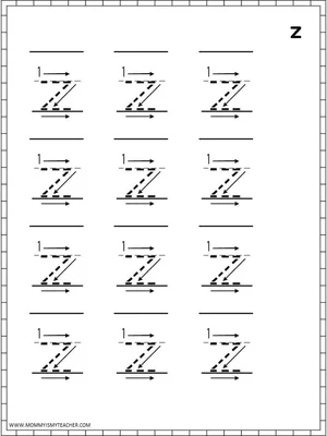 LETTER Z PRINTABLES — Mommy is My Teacher