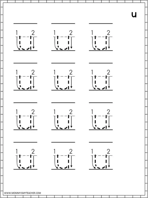 LETTER U PRINTABLES — Mommy is My Teacher