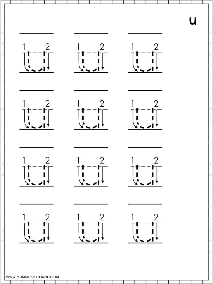 LETTER U PRINTABLES — Mommy is My Teacher