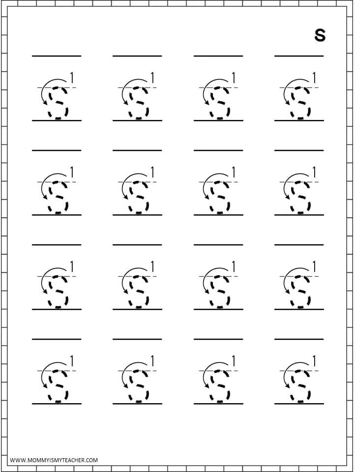 Letter S Preschool Printables — Mommy is My Teacher
