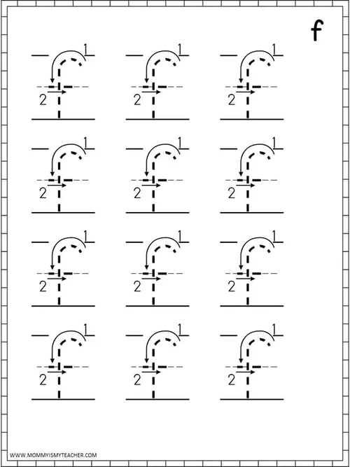 LETTER F PRINTABLES — Mommy is My Teacher