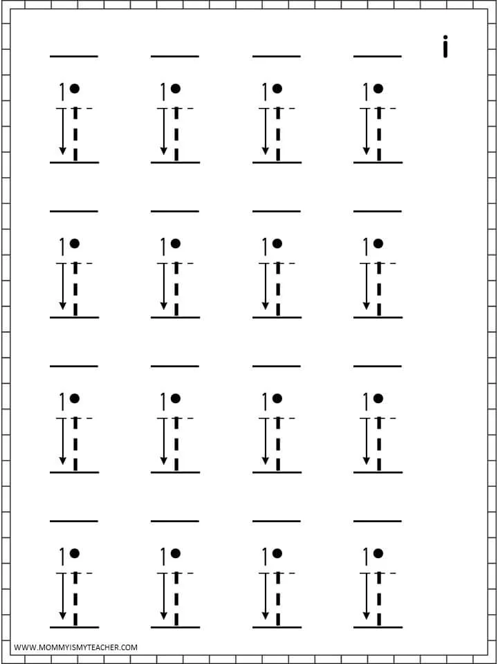 LETTER I PRINTABLES — Mommy is My Teacher