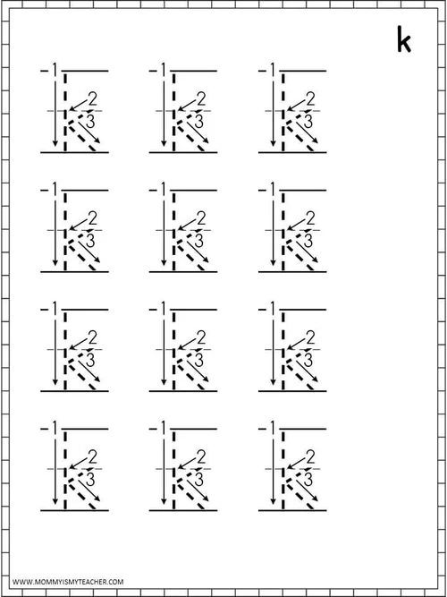 LETTER K PRINTABLES — Mommy is My Teacher