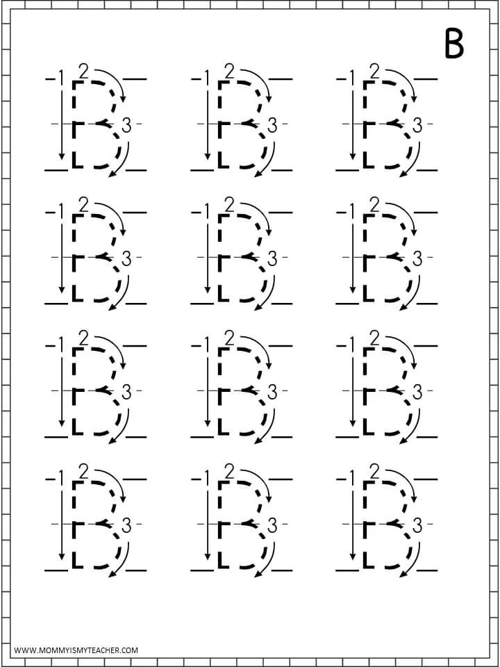 FREE LETTER B PRINTABLES — Mommy is My Teacher