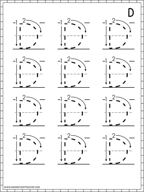 LETTER D PRINTABLES — Mommy is My Teacher