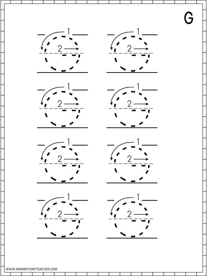 LETTER G PRINTABLES — Mommy is My Teacher