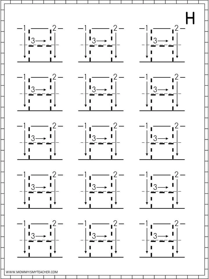 LETTER H PRINTABLES — Mommy is My Teacher