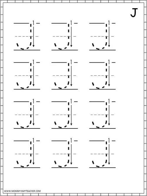 LETTER J PRINTABLES — Mommy is My Teacher