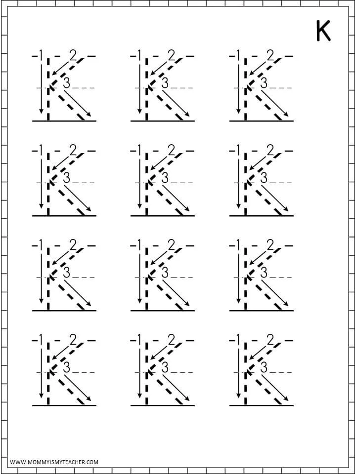 LETTER K PRINTABLES — Mommy is My Teacher