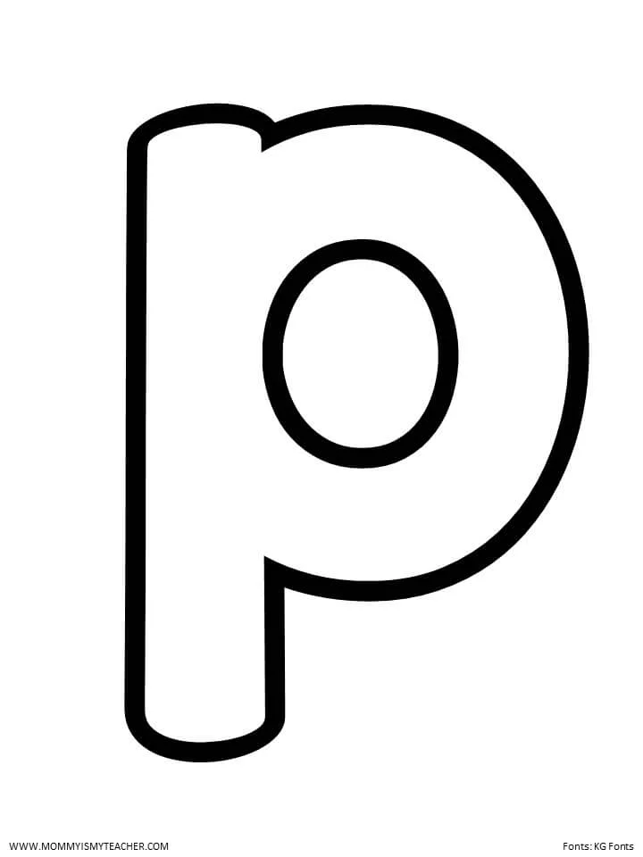 LETTER P PRINTABLES — Mommy is My Teacher