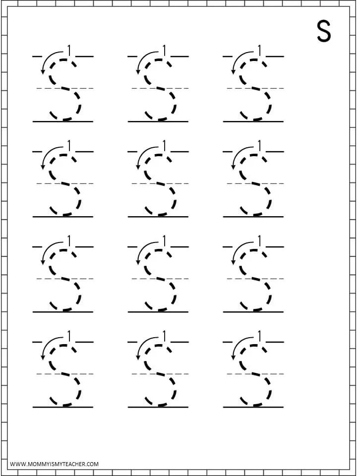 Letter S Preschool Printables — Mommy is My Teacher