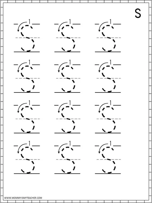 Letter S Preschool Printables — Mommy is My Teacher