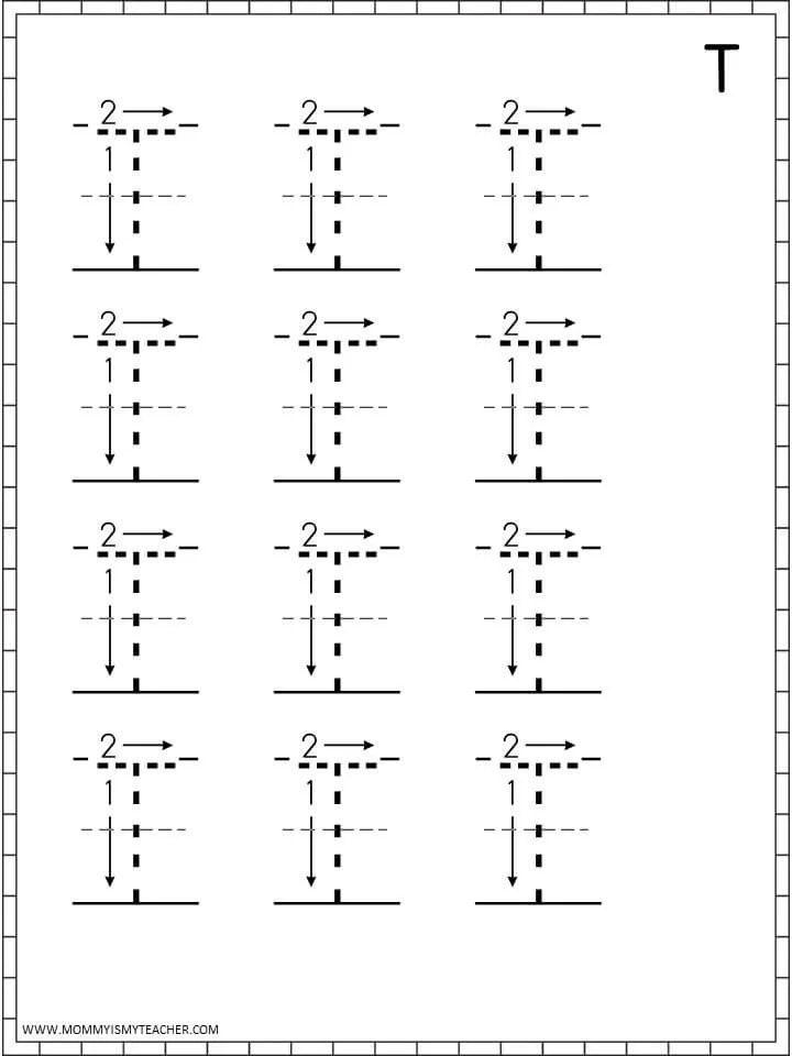 LETTER T PRINTABLES — Mommy is My Teacher