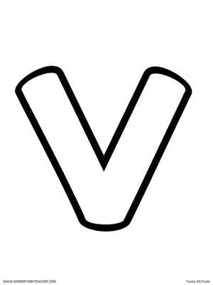 LETTER V PRINTABLES — Mommy is My Teacher